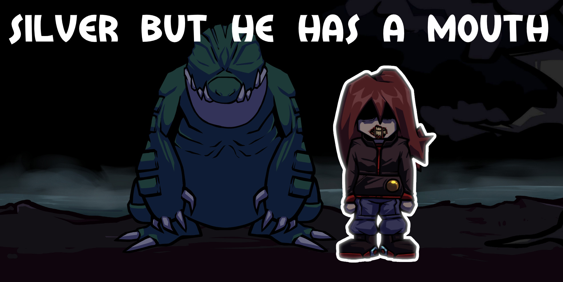 Silver But He Has a Mouth [Friday Night Funkin'] [Mods]