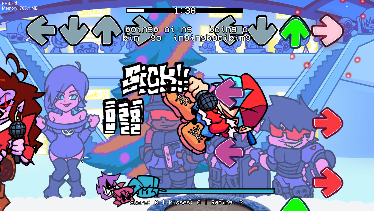 bf has a trampoline Mod for Friday Night Funkin' | FNF Mods