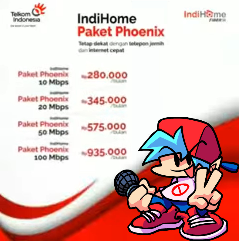 IndiHome Paket Phoenix But Charted In FNF Mod for Friday Night Funkin ...