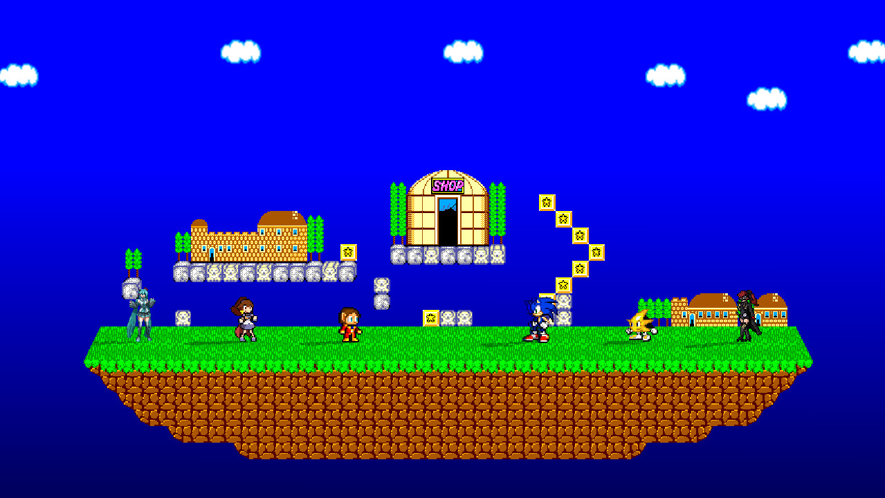 The City of Radaxian (Alex Kidd in Miracle World) [Super Smash Bros ...