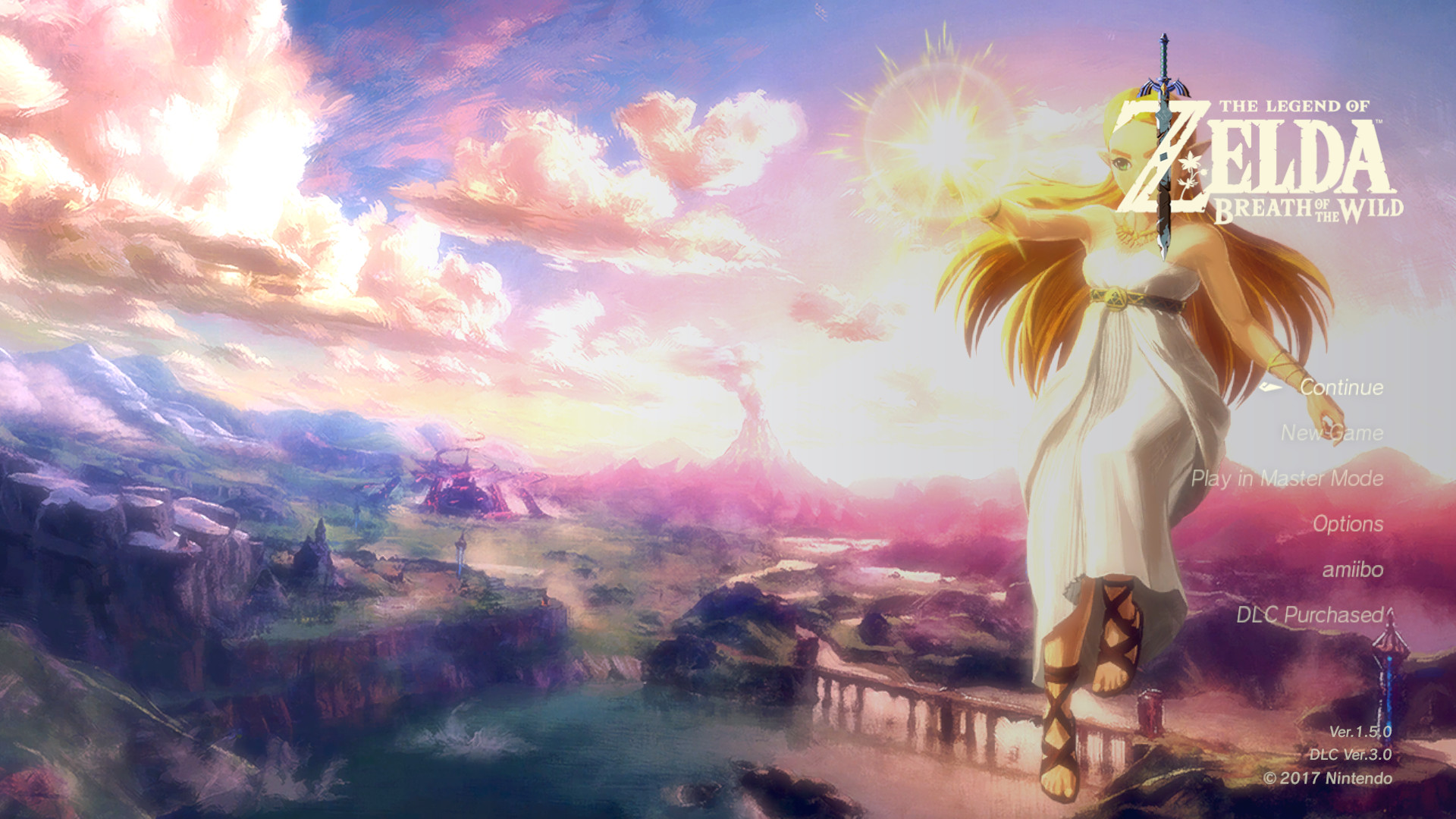 Zelda Title Screen Mod for The Legend of Zelda: Breath of the Wild ...