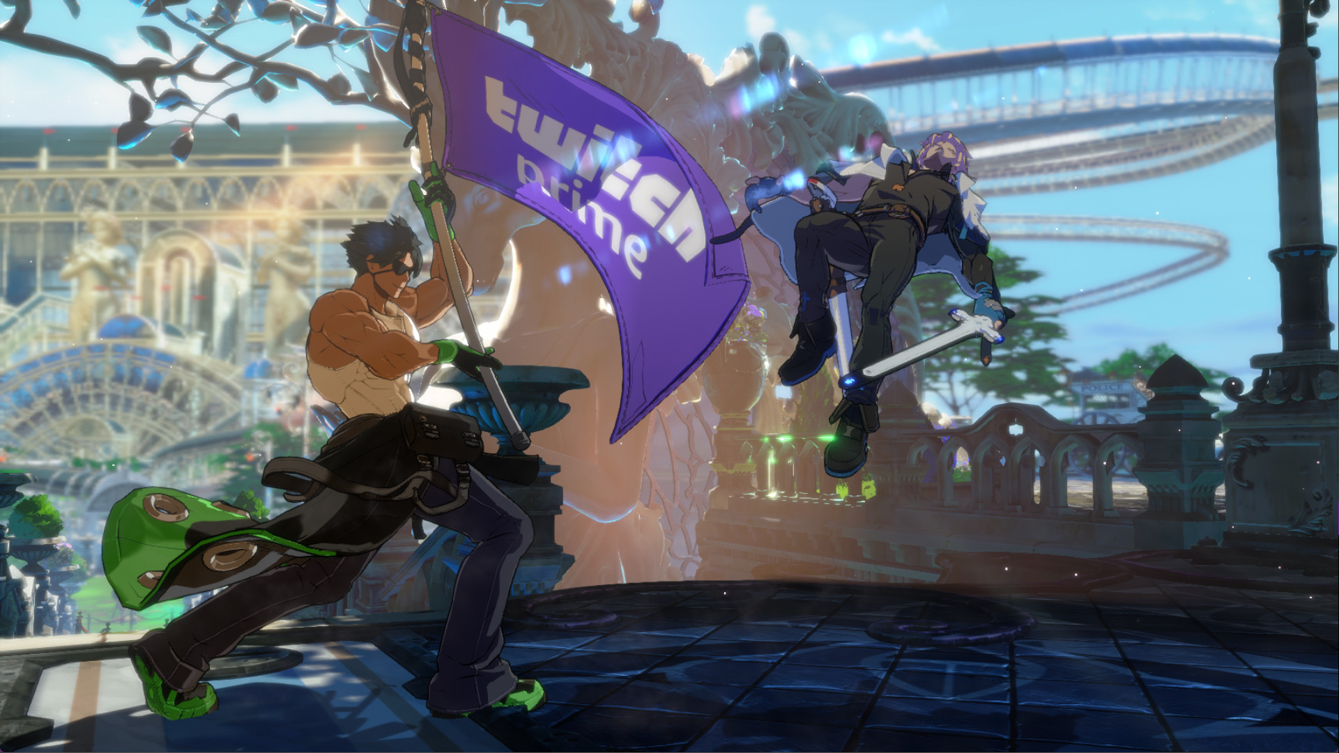 Twitch Prime Flag (Sin Kiske) [GUILTY GEAR -STRIVE-] [Mods]