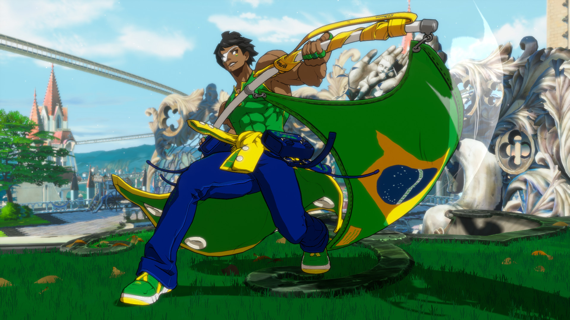 Brazilian Flag Skin - Sin Kiske [GUILTY GEAR -STRIVE-] [Mods]