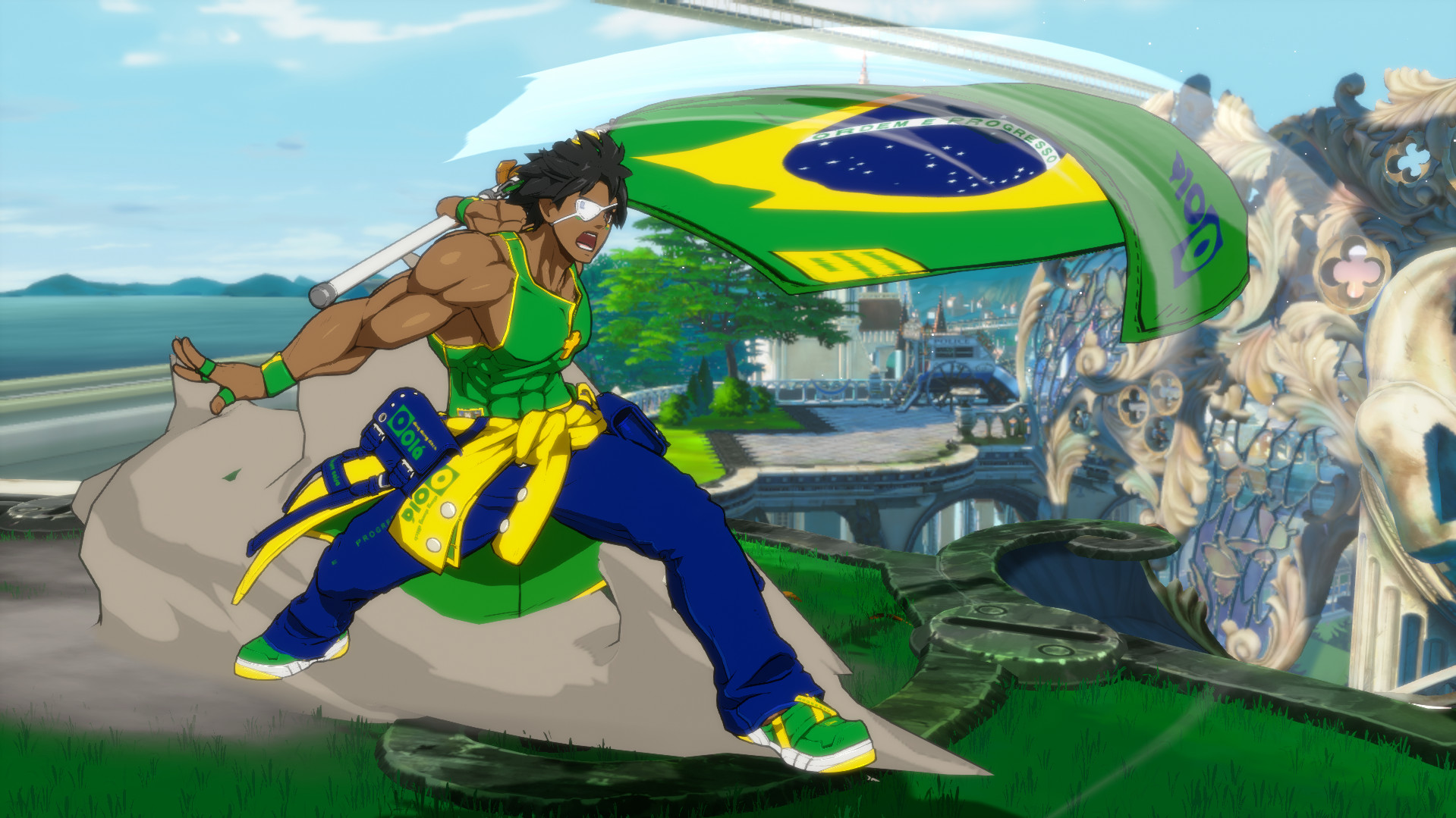 Brazilian Flag Skin - Sin Kiske [GUILTY GEAR -STRIVE-] [Mods]