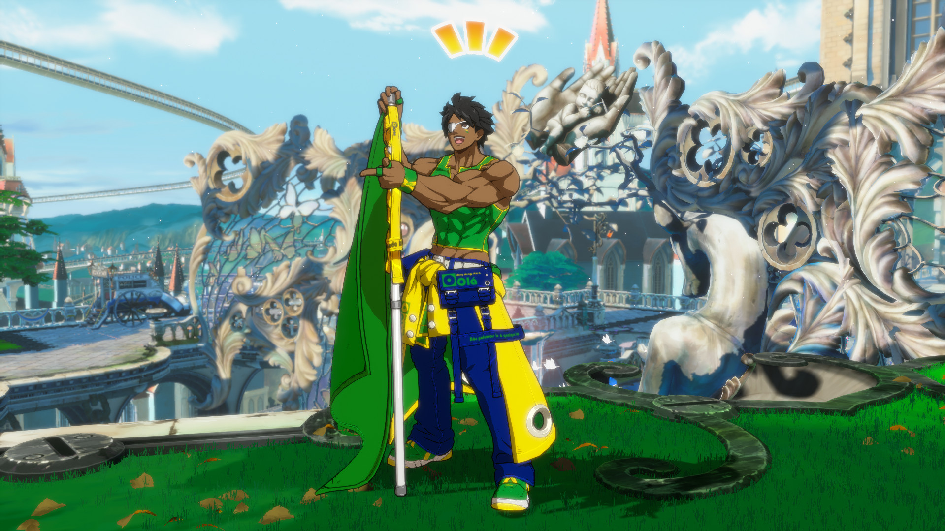 Brazilian Flag Skin - Sin Kiske [GUILTY GEAR -STRIVE-] [Mods]