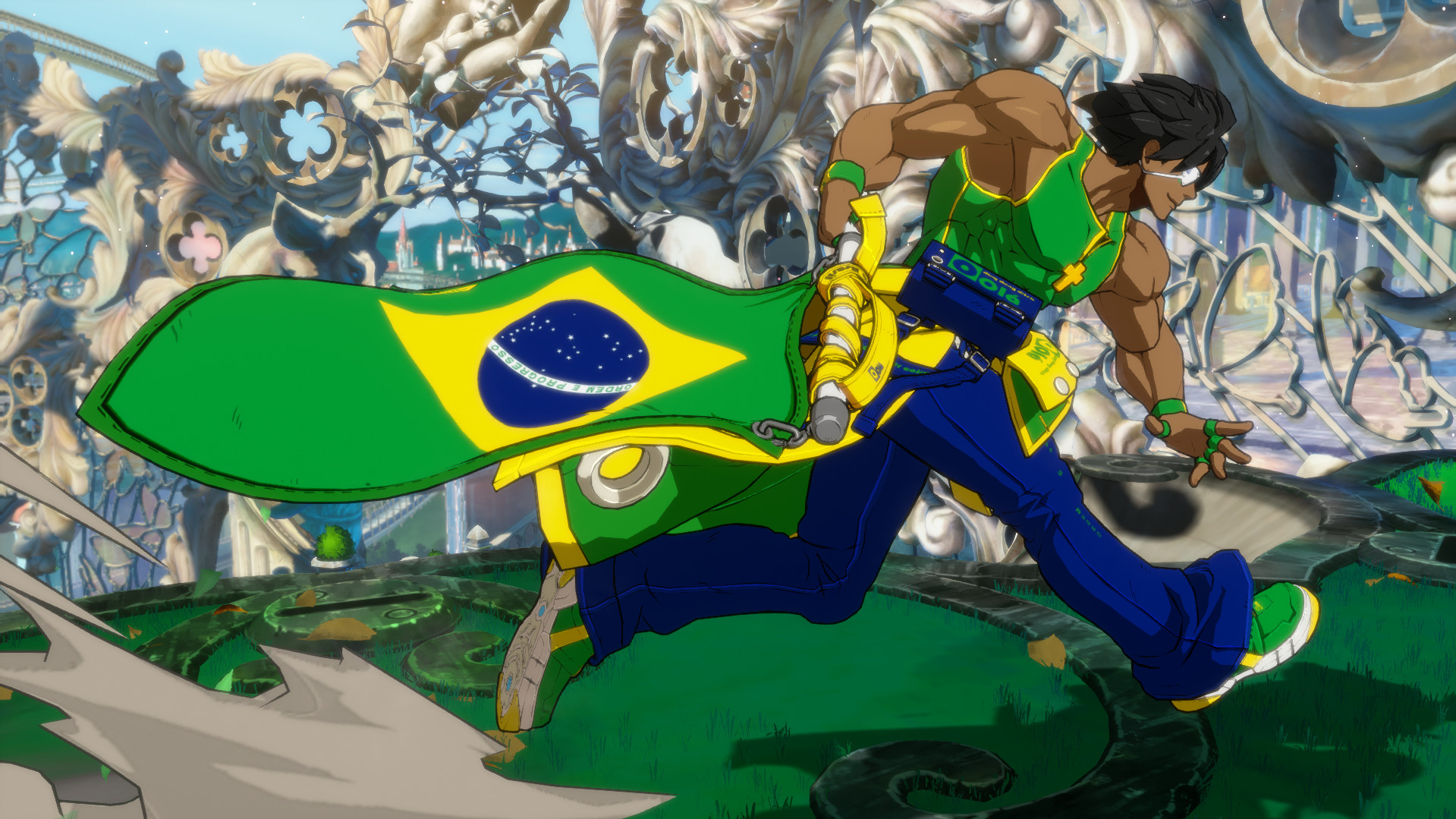 Brazilian Flag Skin - Sin Kiske [GUILTY GEAR -STRIVE-] [Mods]