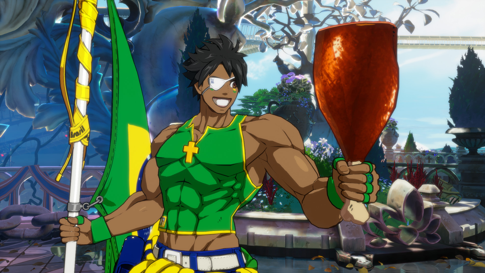 Brazilian Flag Skin - Sin Kiske [GUILTY GEAR -STRIVE-] [Mods]