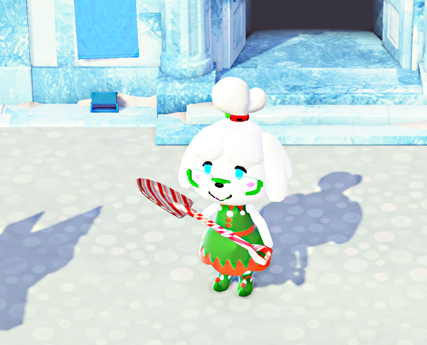 Candy Cane Tool Set Mod for Animal Crossing: New Horizons | ACNH Mods