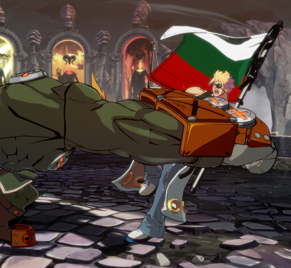 Bulgarian Flag for Sin Kiske [GUILTY GEAR -STRIVE-] [Mods]