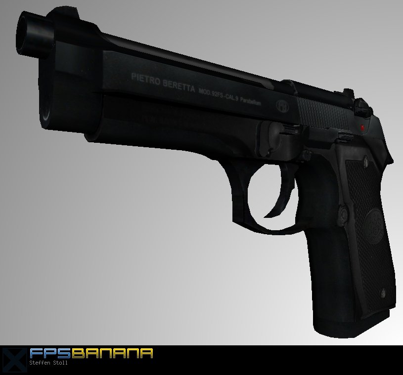 Real Beretta 92FS Skin Mod for S.T.A.L.K.E.R.: Clear Sky | S:CS Mods