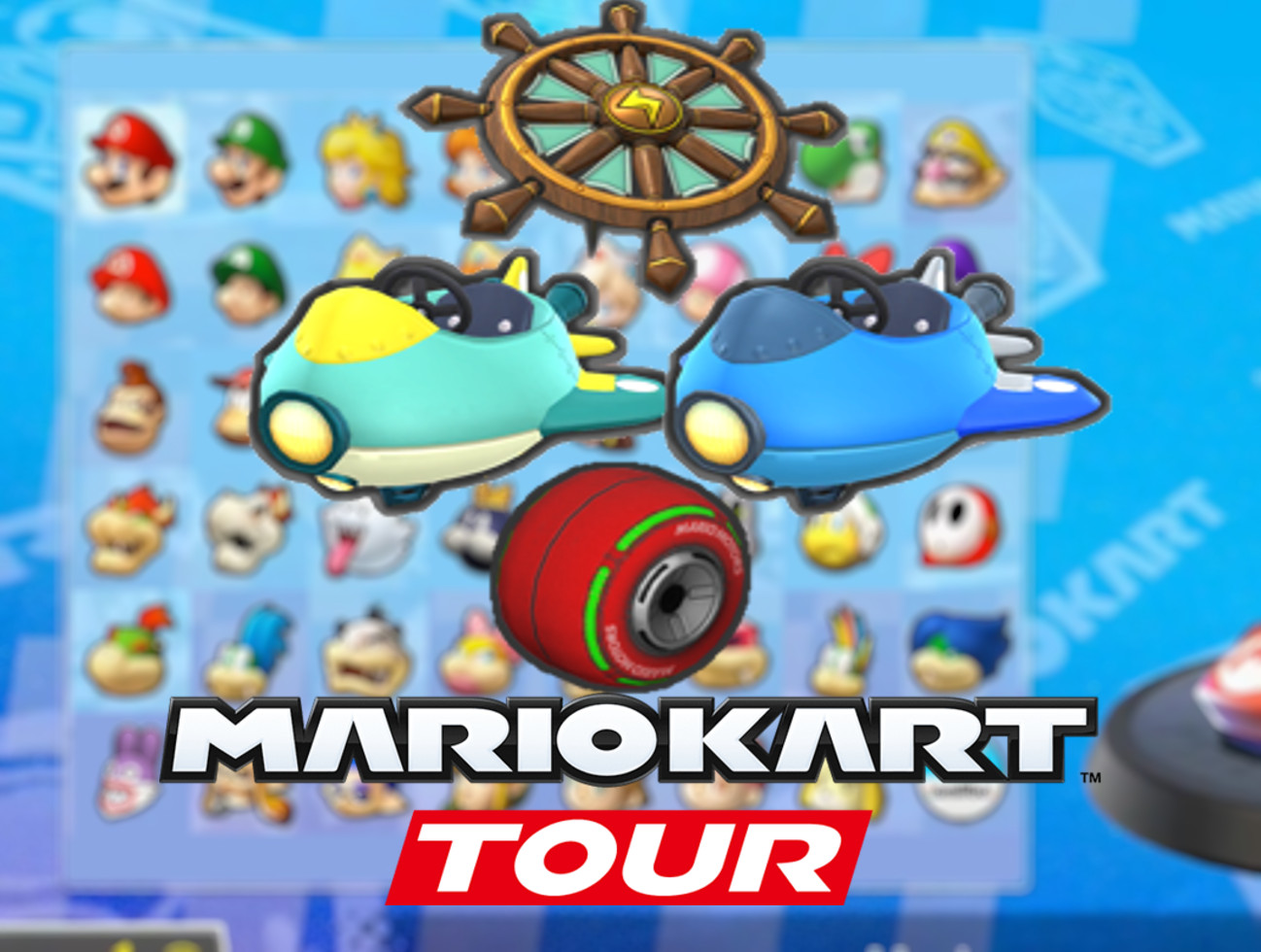Soda Jet Pack and Ship's Wheel (Tour Port) [Mario Kart 8 Deluxe] [Mods]