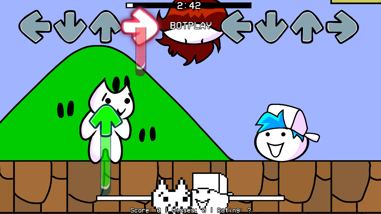 FNF | VS CAT MARIO Mod for Friday Night Funkin' | FNF Mods