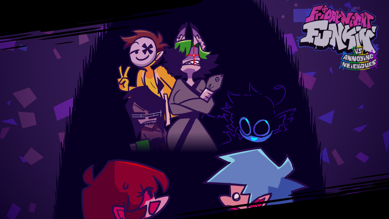 (UPDATE) FNF: VS Annoying Neighbours [DEMO] [Friday Night Funkin'] [Mods]