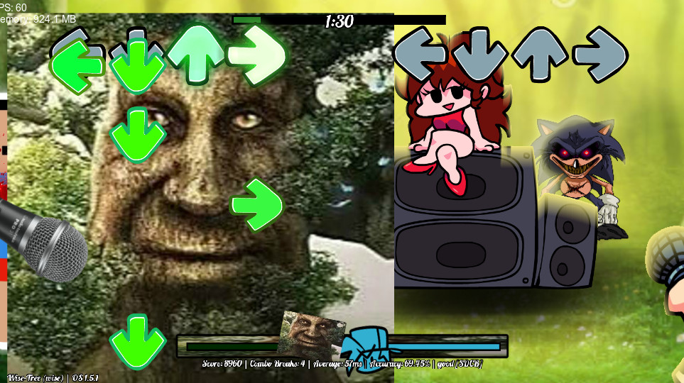 FNF': VS Wise tree (cringe warning) [Friday Night Funkin'] [Mods]