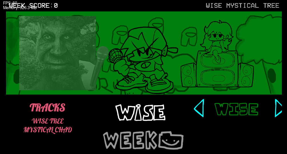FNF': VS Wise tree (cringe warning) [Friday Night Funkin'] [Mods]