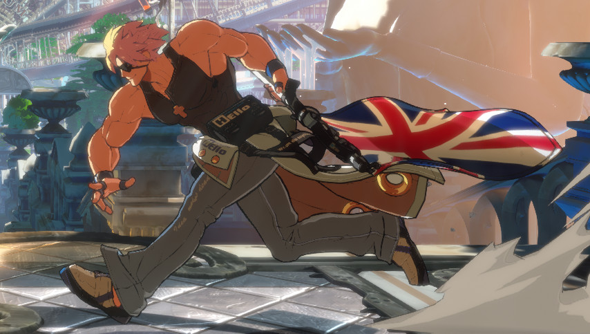 Sin Kiske British Flag Mod for GUILTY GEAR -STRIVE- | GGST Mods
