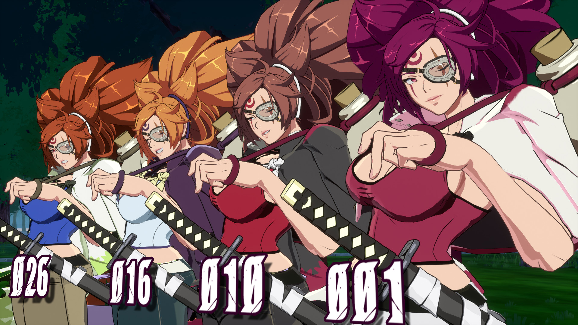 Yuzuriha Baiken (Under Night In-Birth) Mod for GUILTY GEAR -STRIVE ...