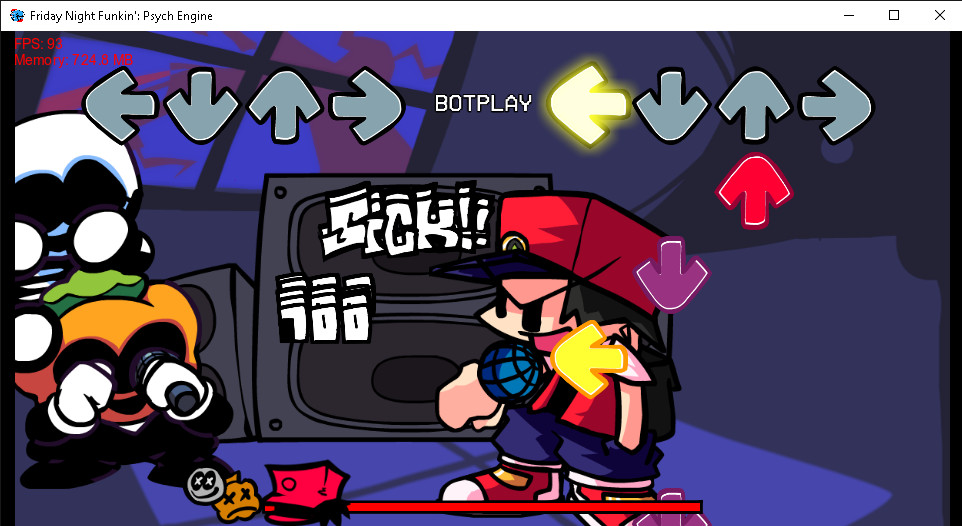 player trainer Red Mod for Friday Night Funkin' | FNF Mods