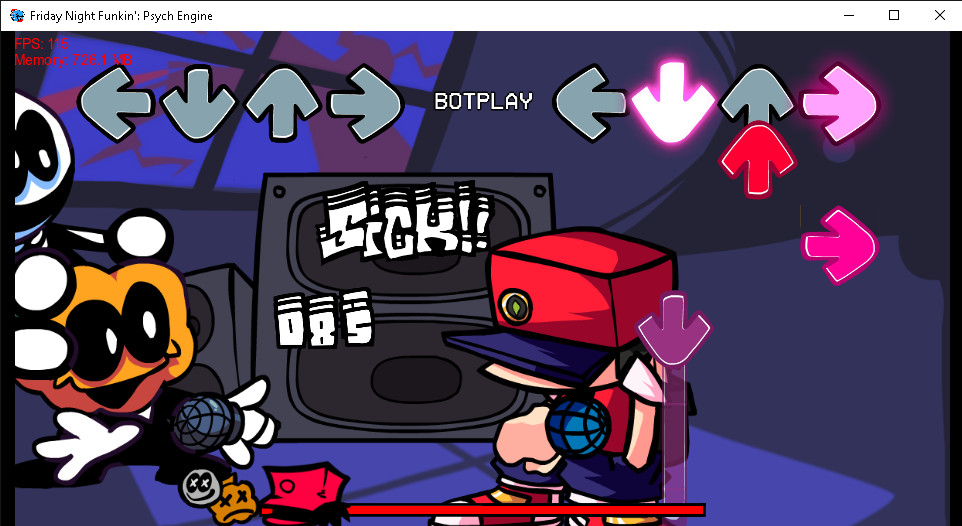 player trainer Red Mod for Friday Night Funkin' | FNF Mods