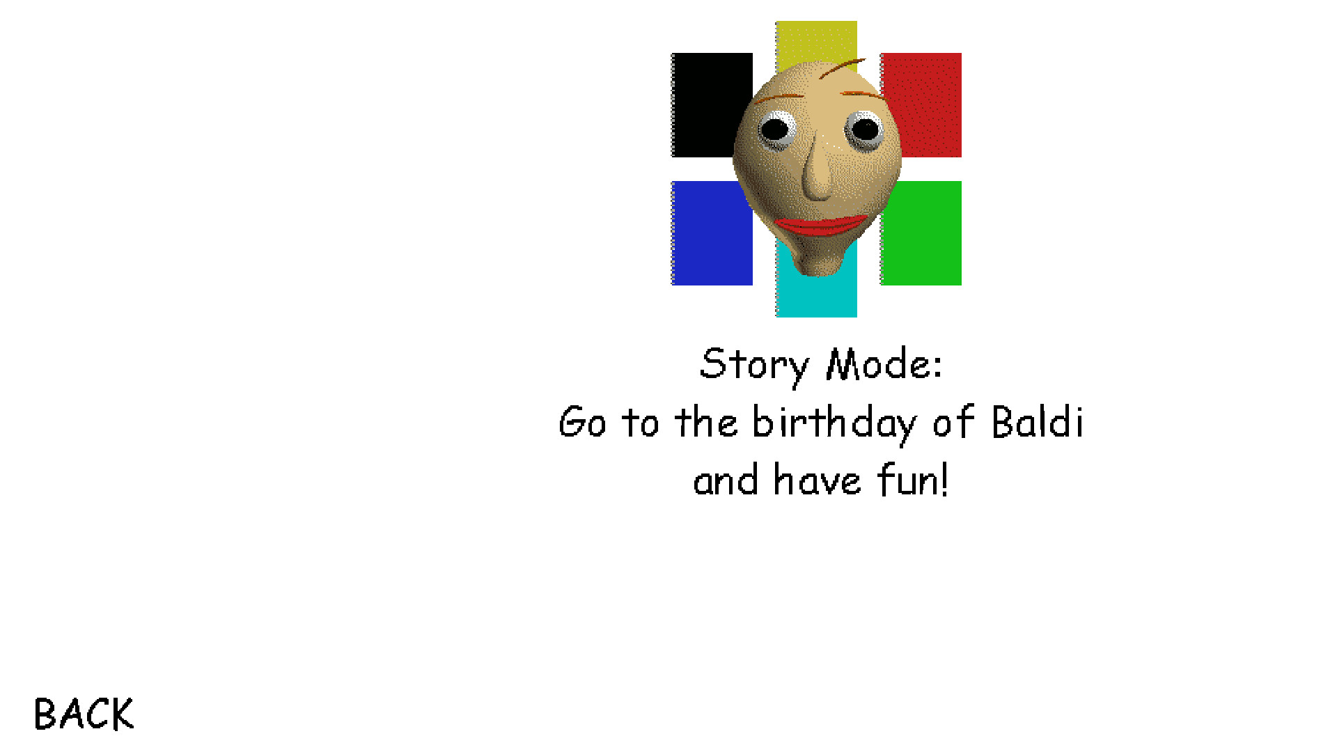 Baldi's Birthday Bash but it's really a party! Mod for Baldi's Basics ...