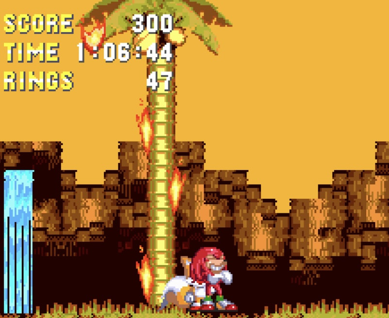 Knuckles Starts Laughing When Waiting Mod for Sonic 3 A.I.R. | S3AIR Mods