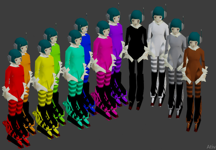 12-Color Pack [Jet Set Radio] [Mods]