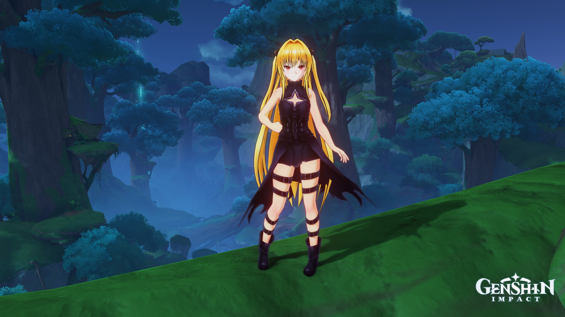 Yami over Mona Mod for Genshin Impact | GI Mods