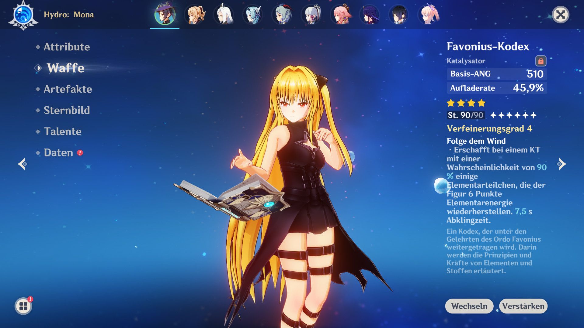 Yami over Mona Mod for Genshin Impact | GI Mods