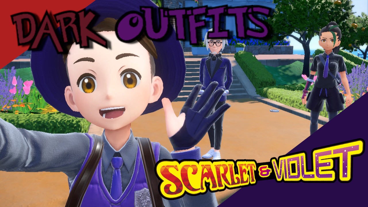 SV Dark Outfits [LayeredFS] Mod for Pokemon Scarlet & Violet | PKMN SV Mods