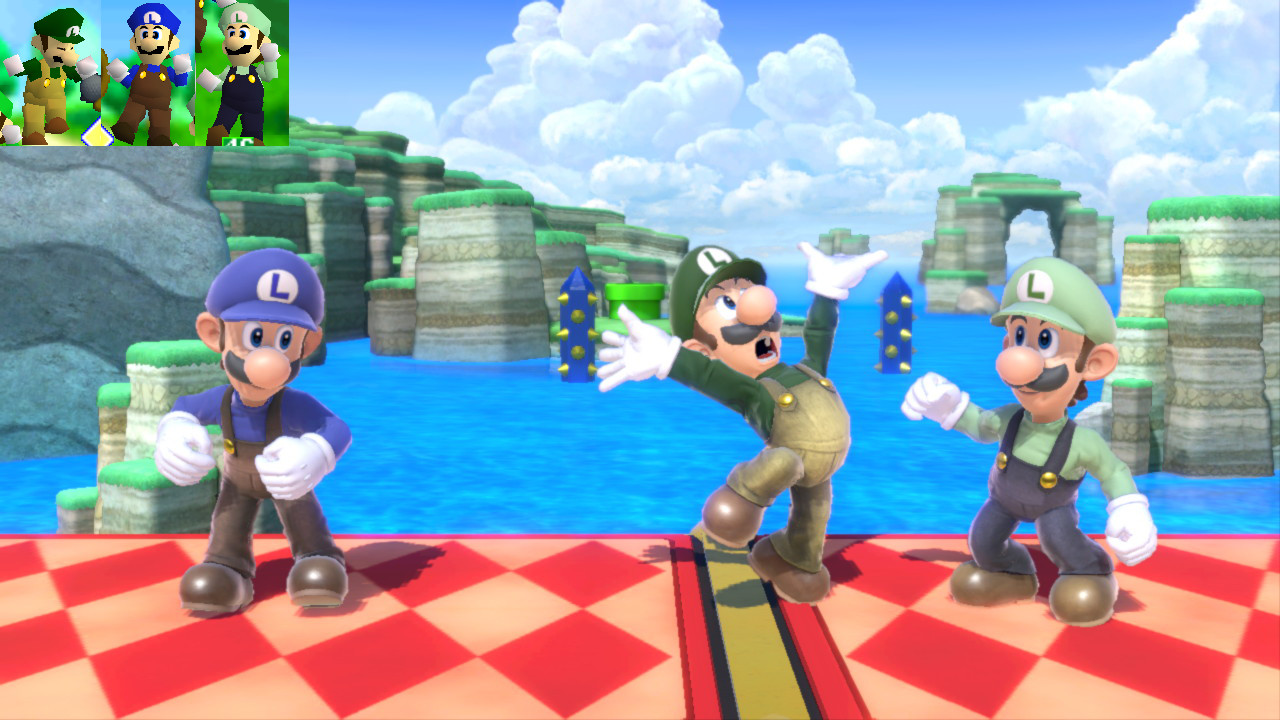 Luigi Recolor Pack Mod for Super Smash Bros. Ultimate | SSBU Mods