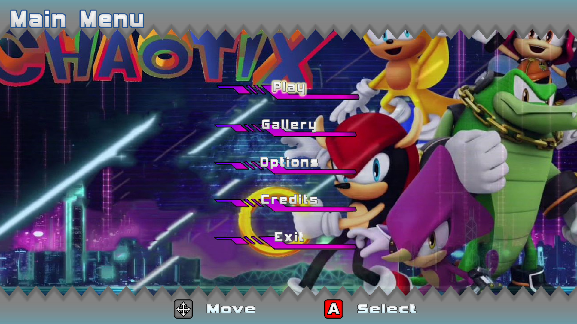 Team Chaotix theme Mod for Sonic World | SW Mods
