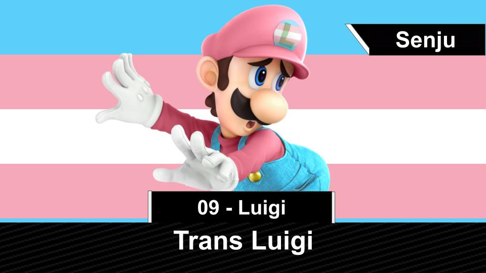 Trans Luigi Mod for Super Smash Bros. Ultimate | SSBU Mods