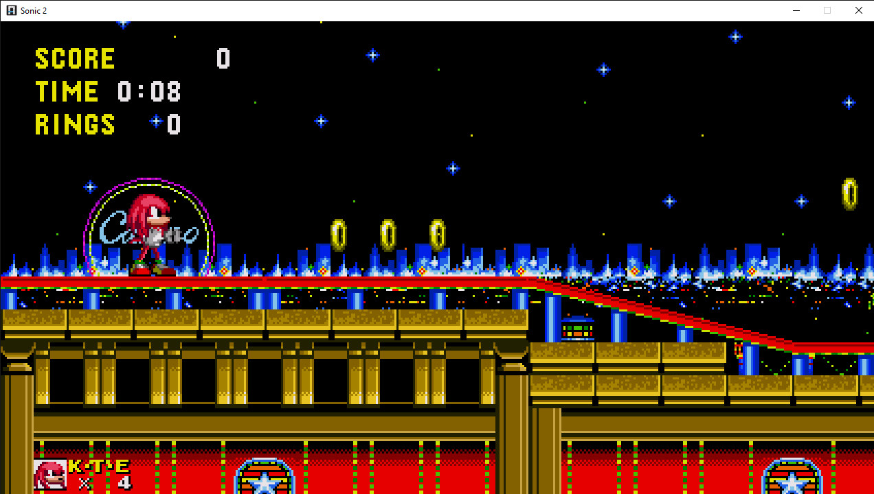 Sonic 2 but a little bit like Sonic 1 sprites [Sonic the Hedgehog 2 ...