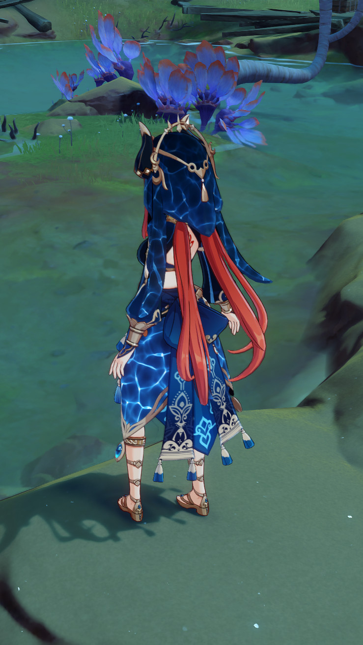 Deep Blue Nilou Mod for Genshin Impact | GI Mods