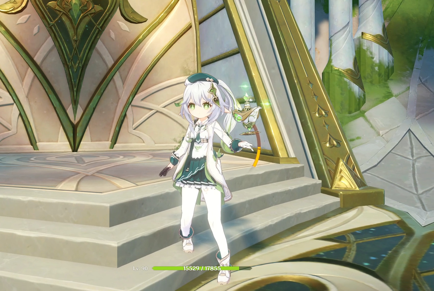 Nahida in HI3rd Theresa's "Verdant Sky" Outfit Mod for Genshin Impact ...