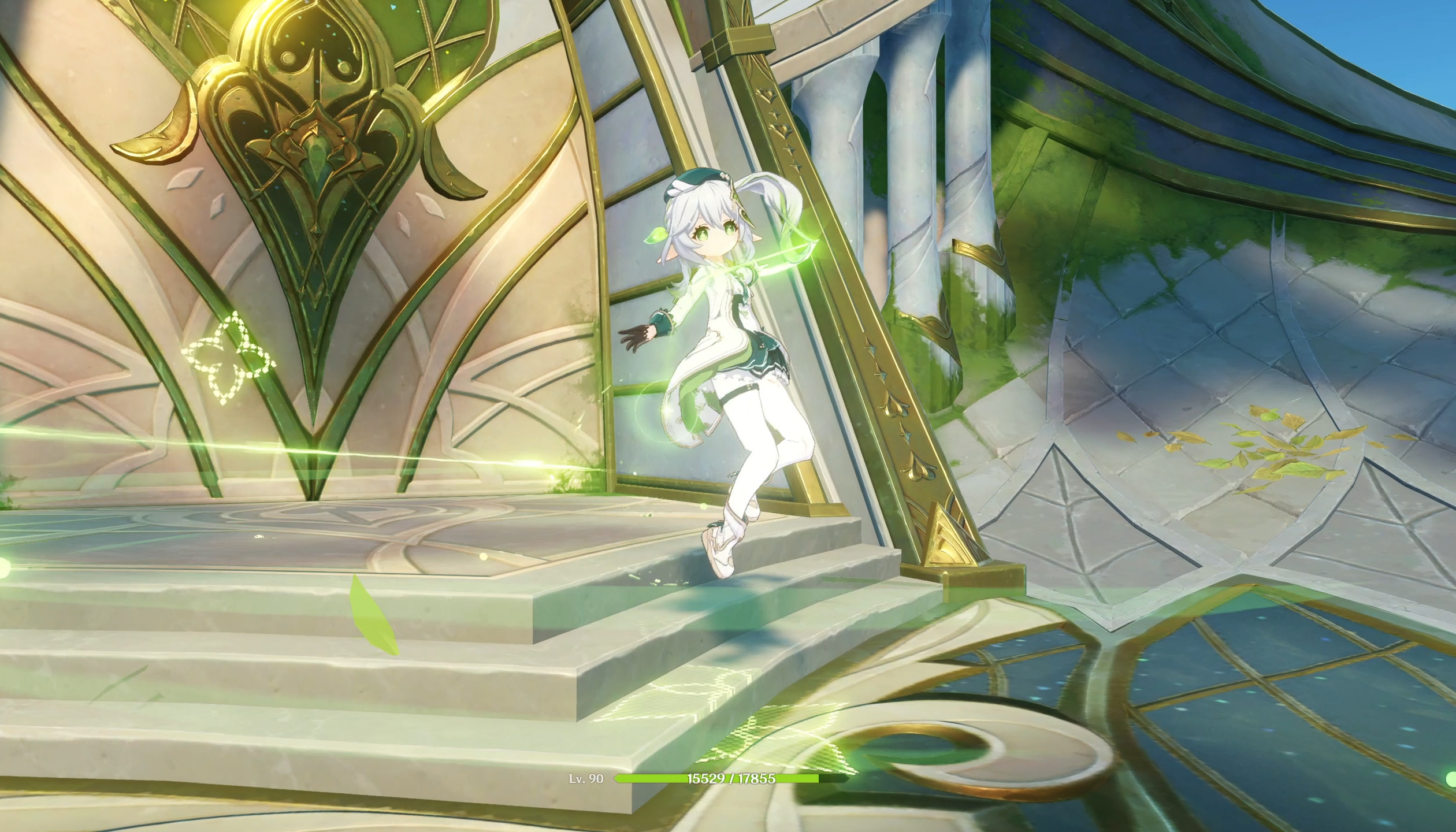 Nahida in HI3rd Theresa's "Verdant Sky" Outfit Mod for Genshin Impact ...