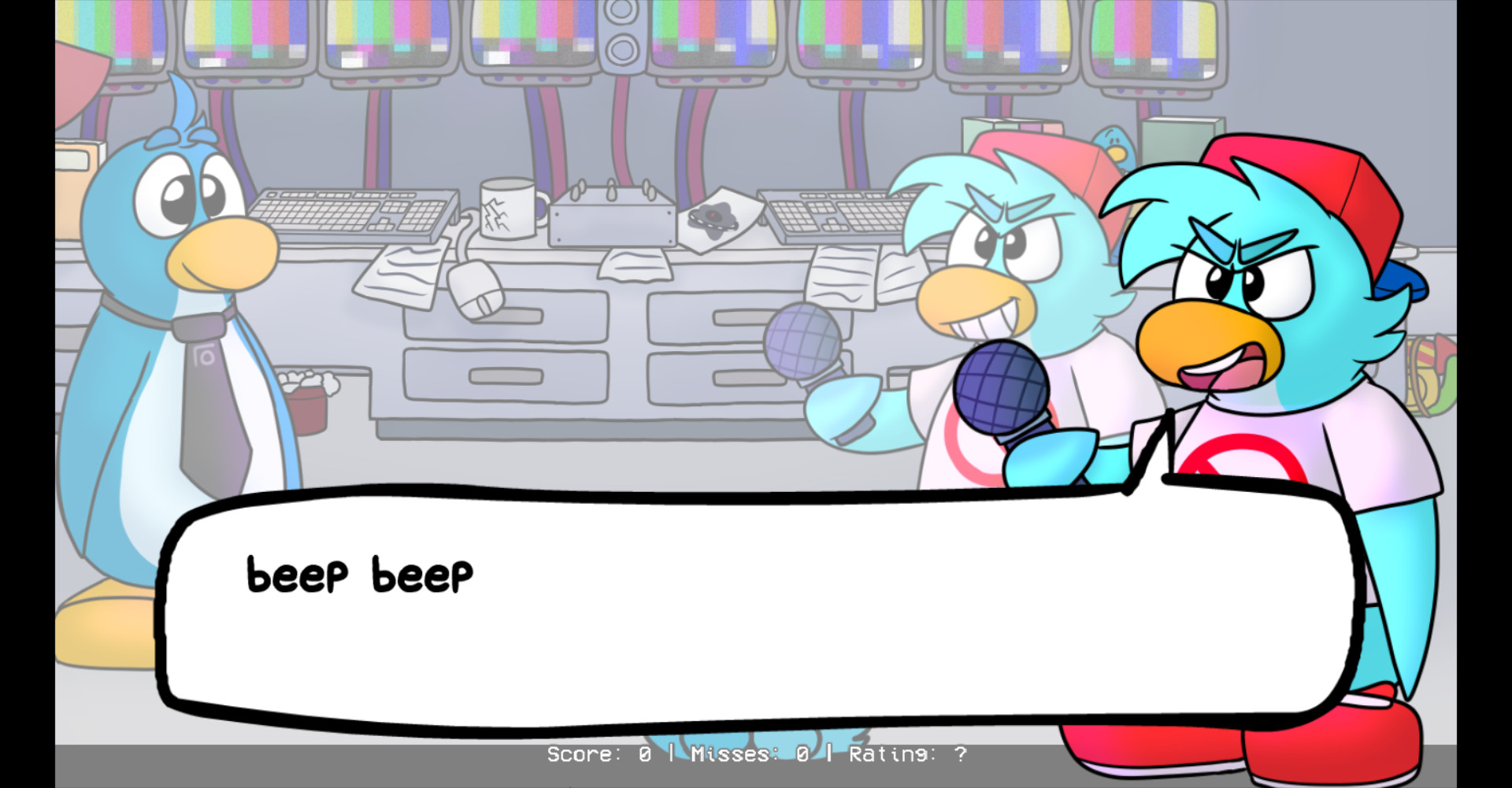 VS Agent Penguinronpa [Friday Night Funkin'] [Mods]