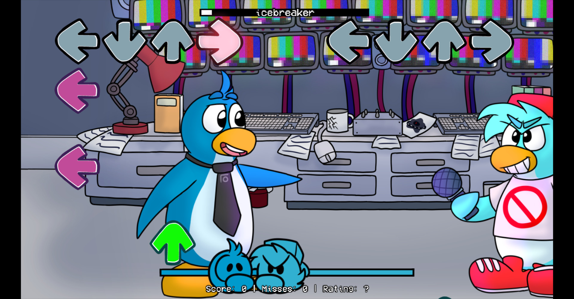 VS Agent Penguinronpa [Friday Night Funkin'] [Mods]