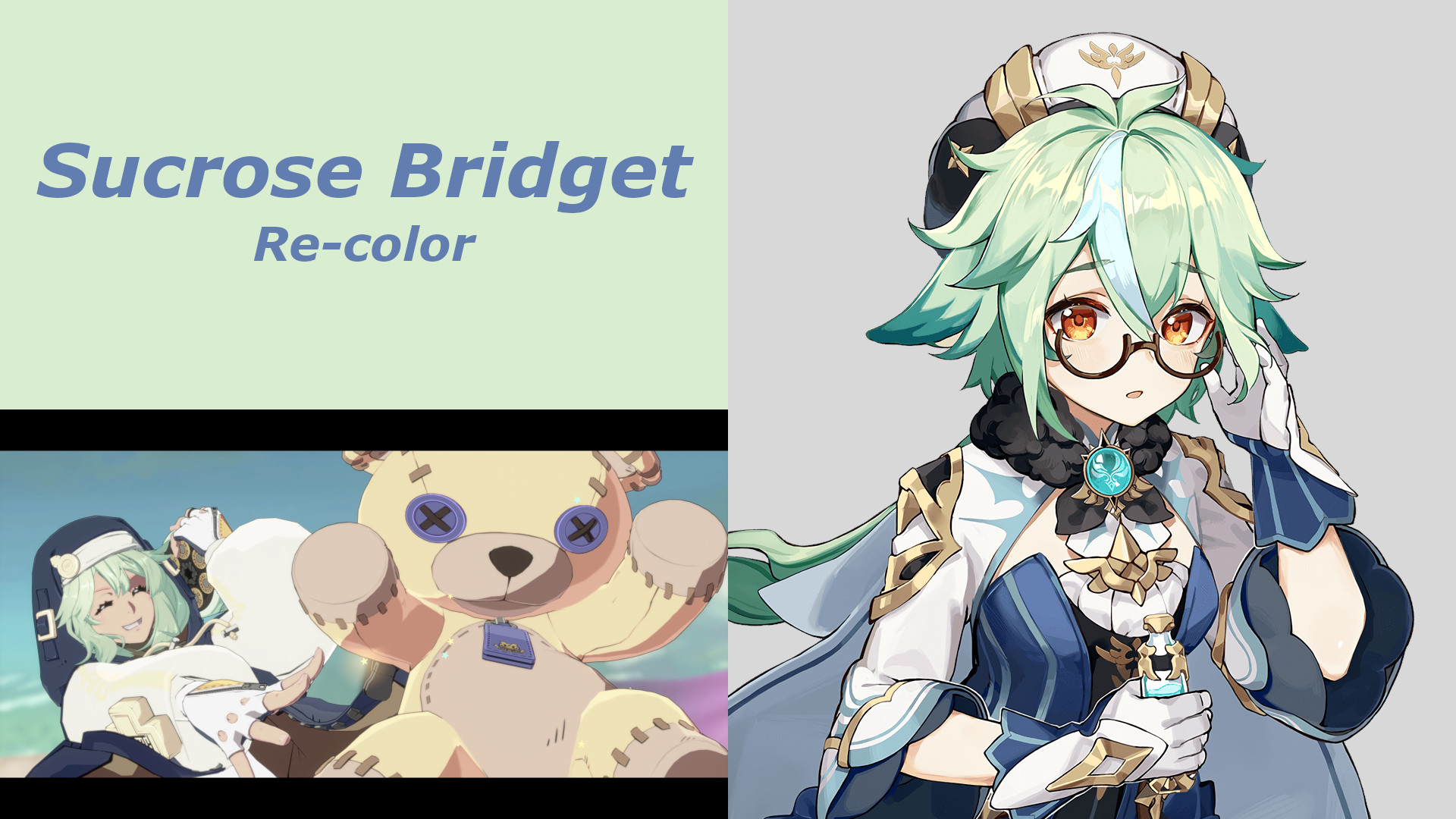 Sucrose Bridget Re-color Mod for GUILTY GEAR -STRIVE- | GGST Mods