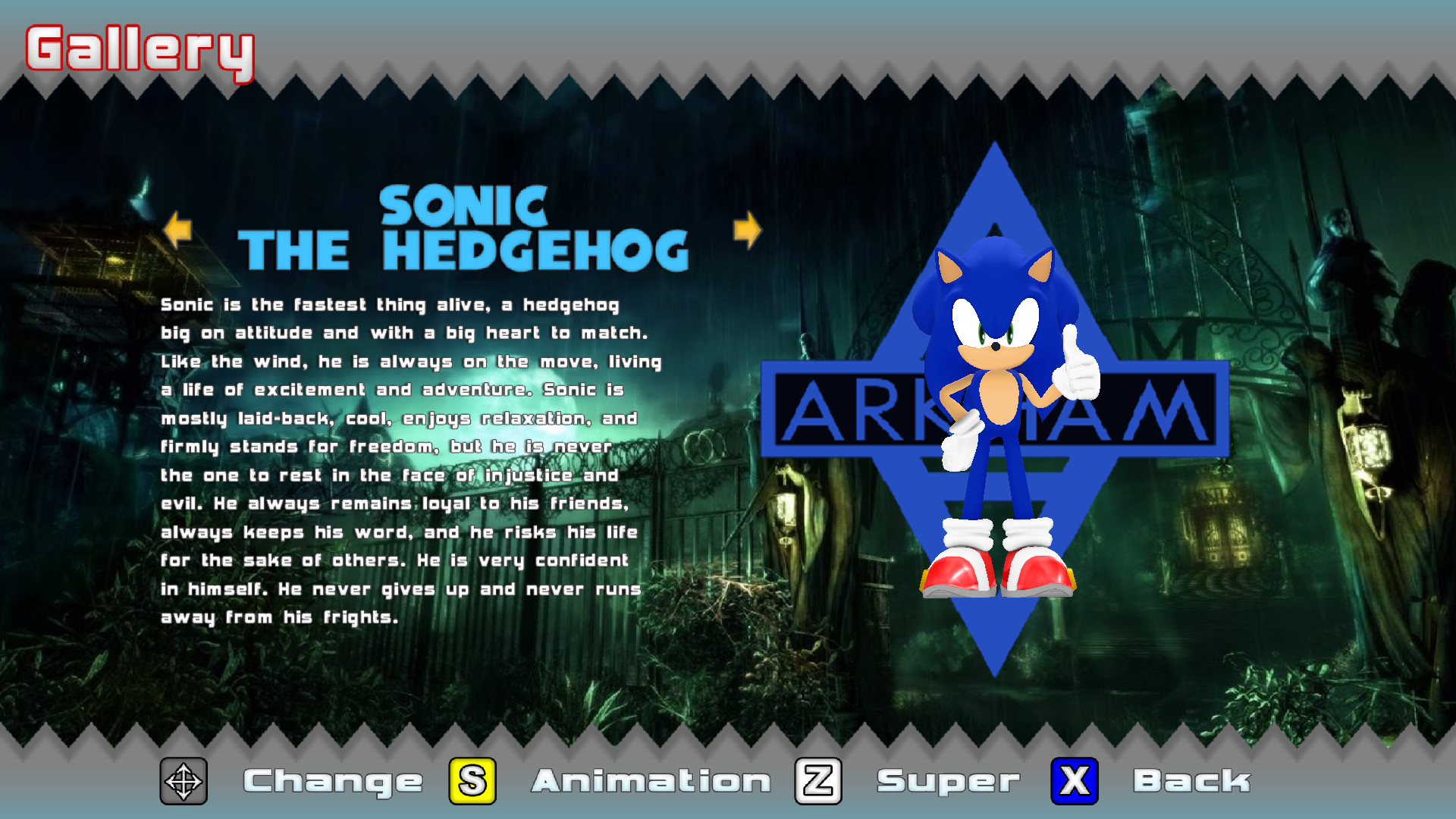 Batman Arkham Asylum Theme Mod for Sonic World | SW Mods