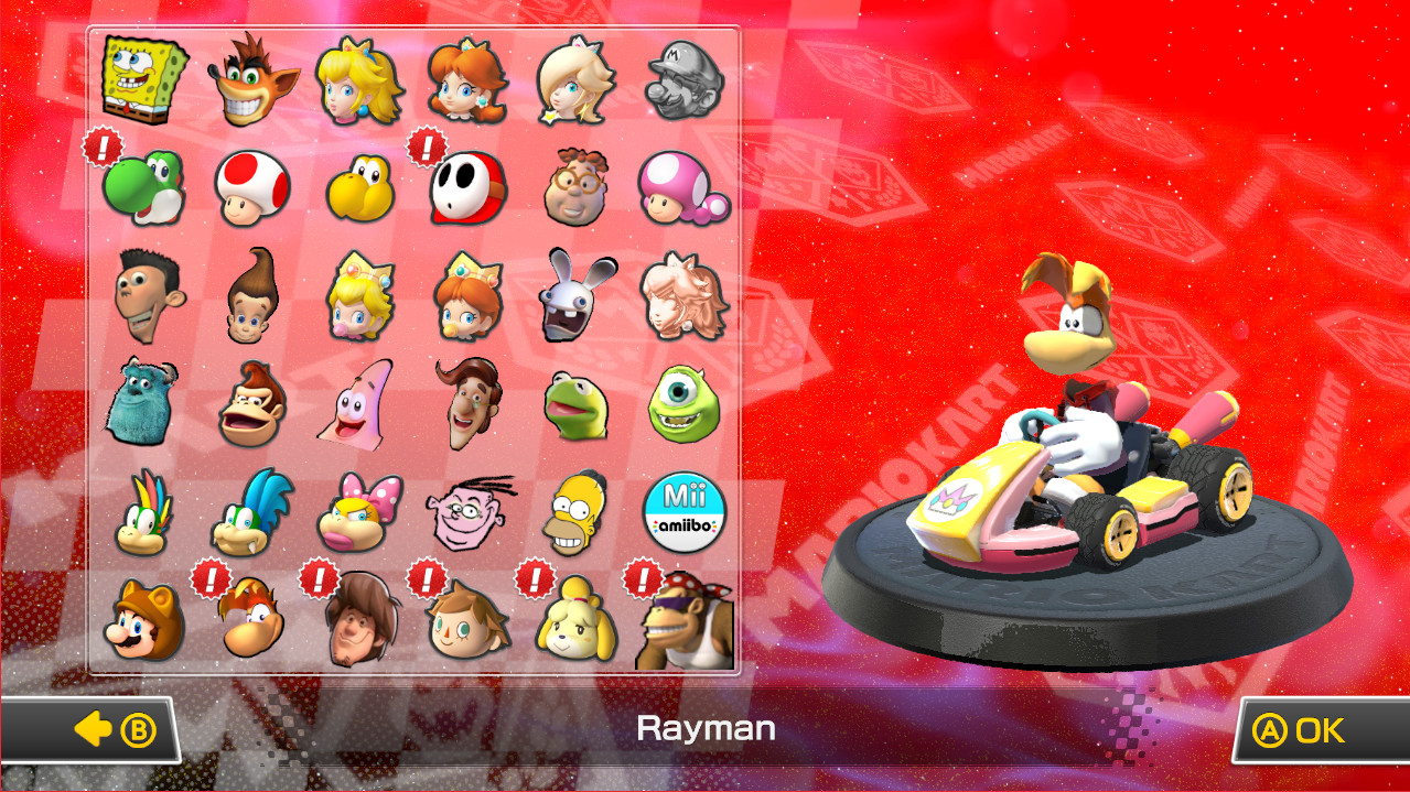 Rayman Mod for Mario Kart 8 | MK8 Mods