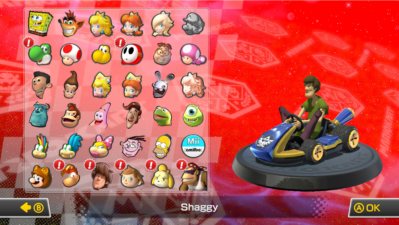 Shaggy Mod for Mario Kart 8 | MK8 Mods