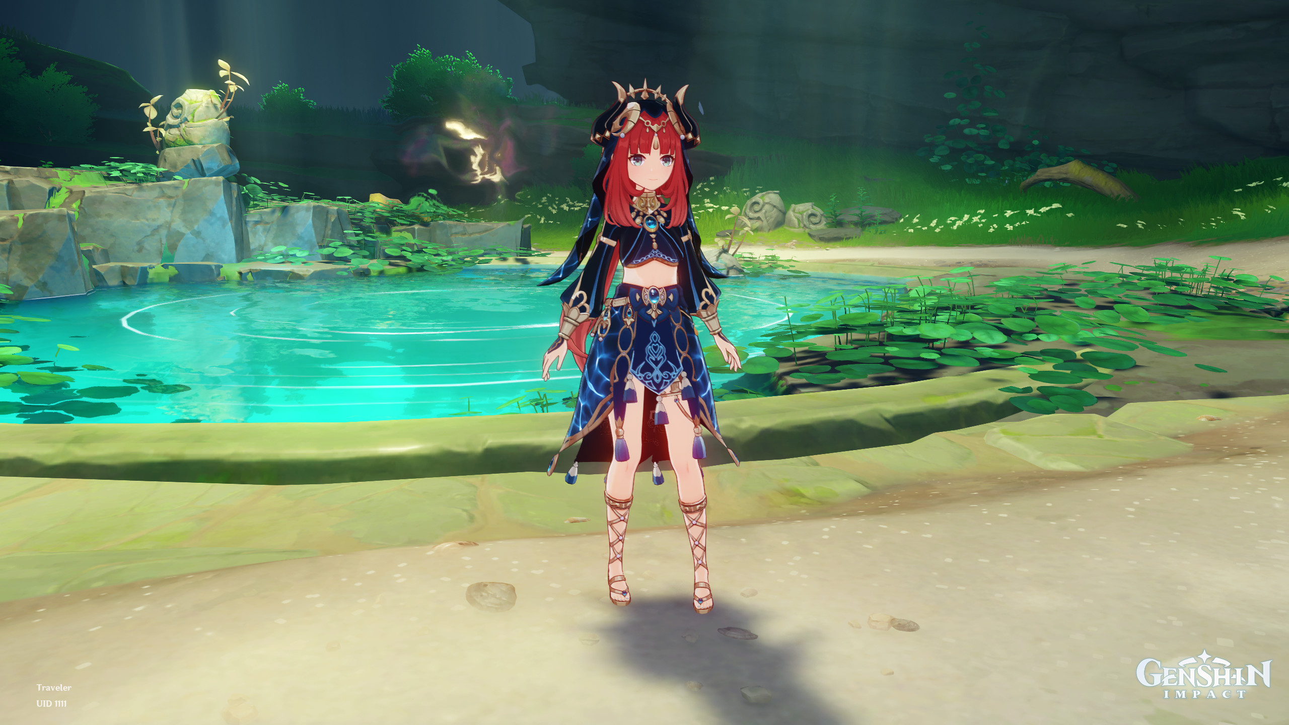 Deep Blue Nilou Mod for Genshin Impact | GI Mods