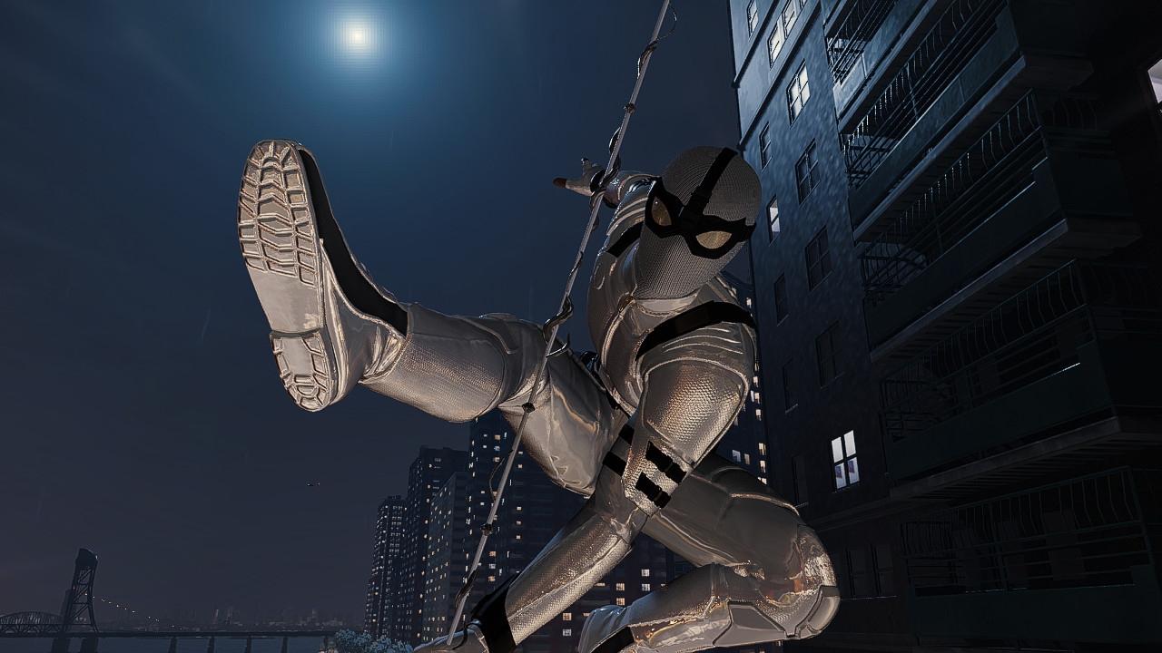 White MCU Stealth Suit Mod for Marvel's Spider-Man: Remastered (PC ...