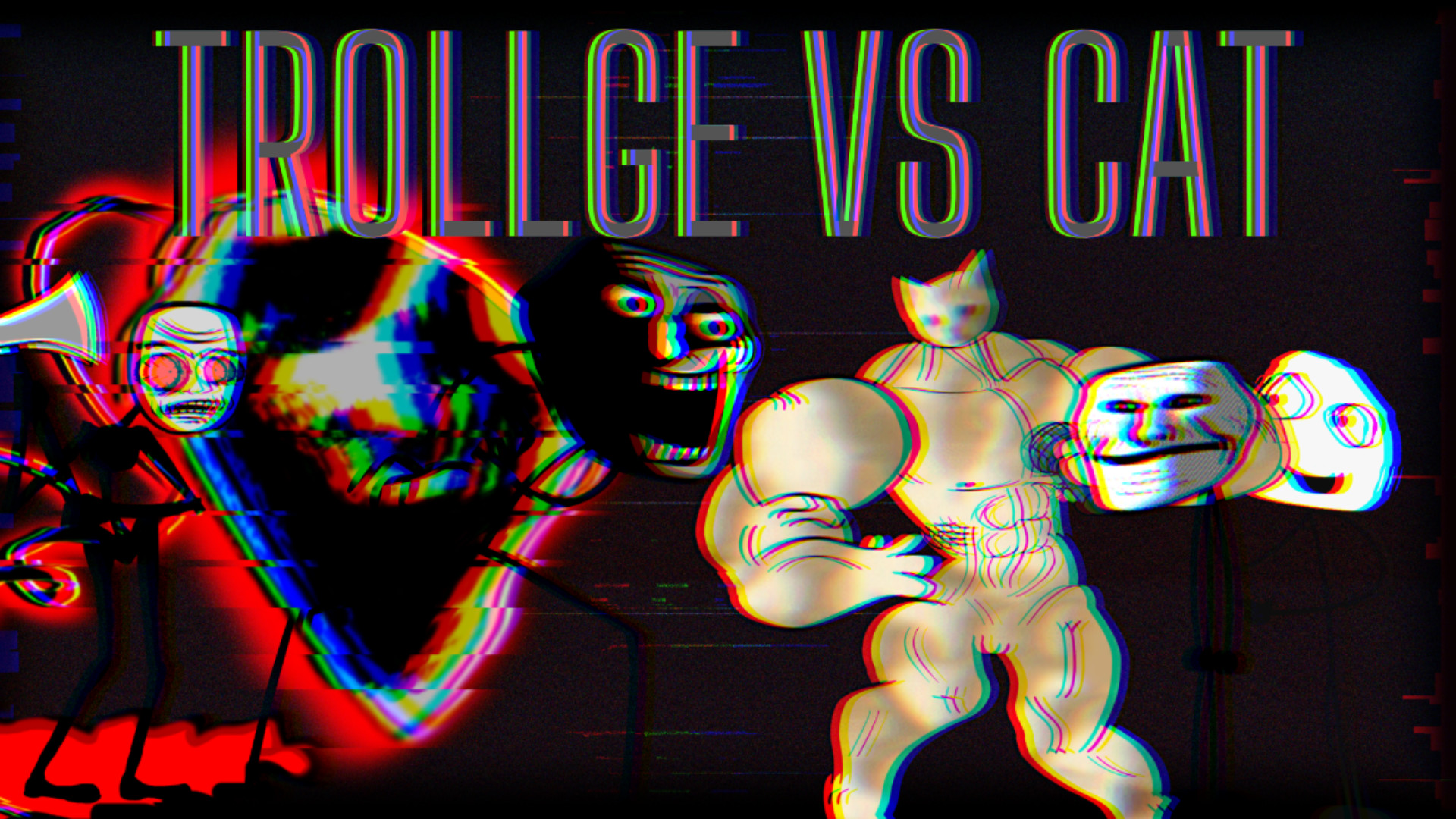 [SENSITIVE CONTENT] troll vs cat 0.9 [Friday Night Funkin'] [Mods]