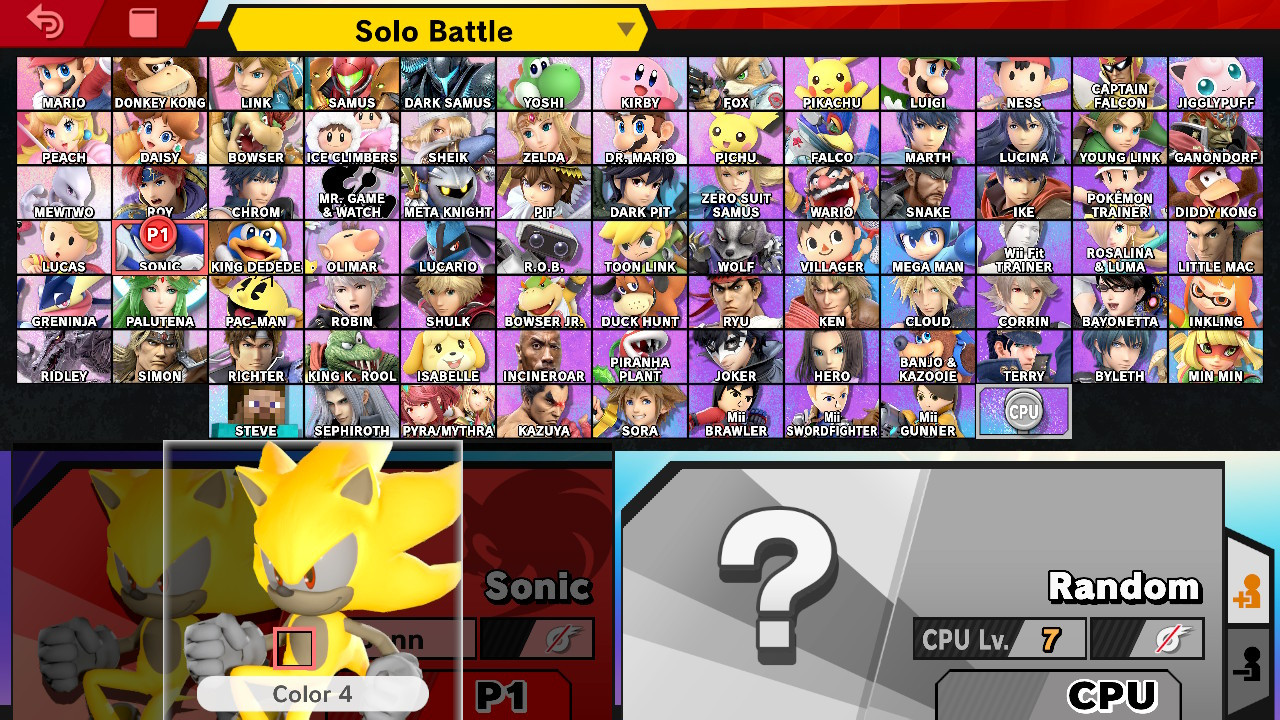 Super Sonic [Super Smash Bros. Ultimate] [Mods]