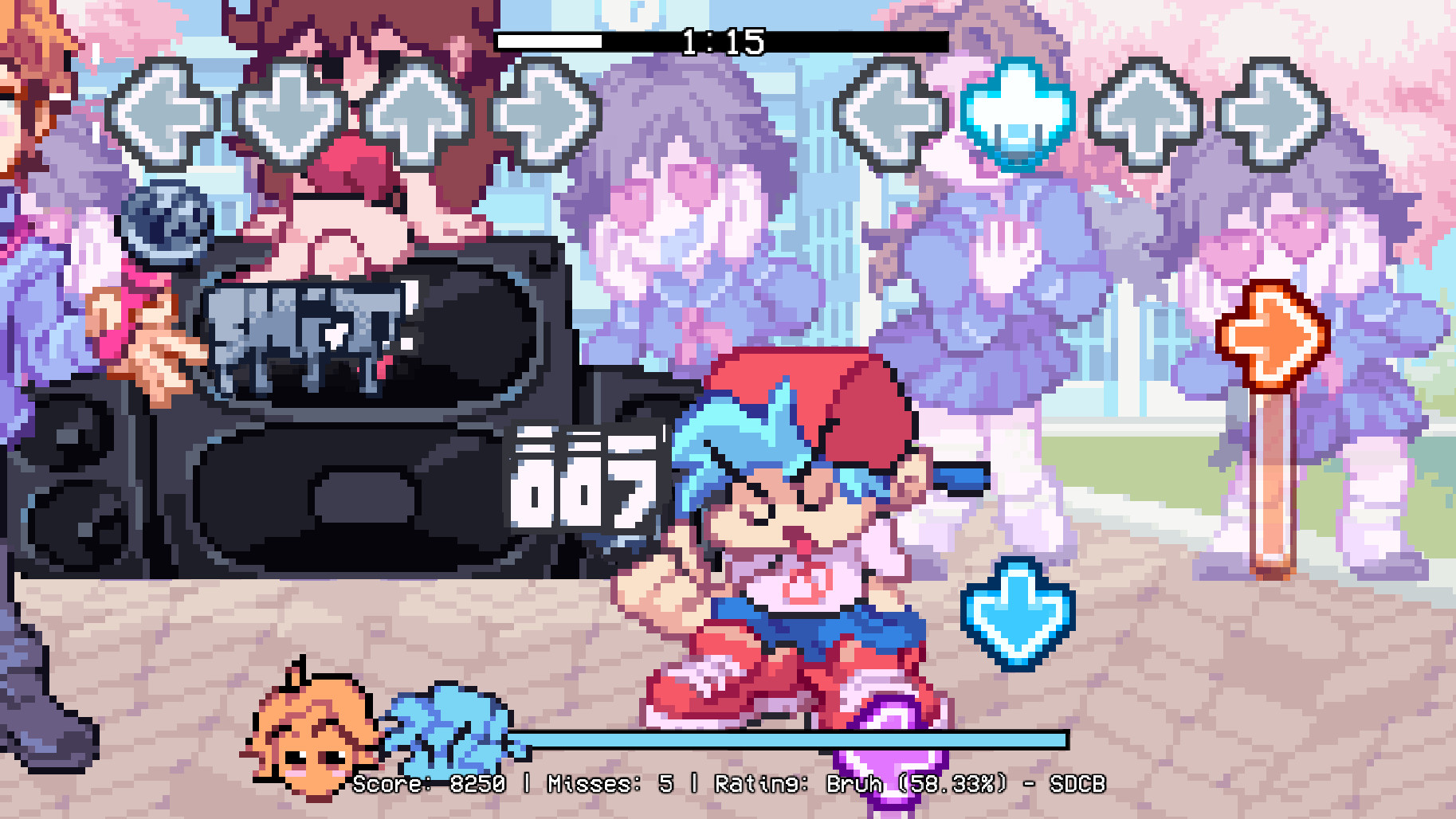 Static BF AND GF SKIN Mod for Friday Night Funkin' | FNF Mods