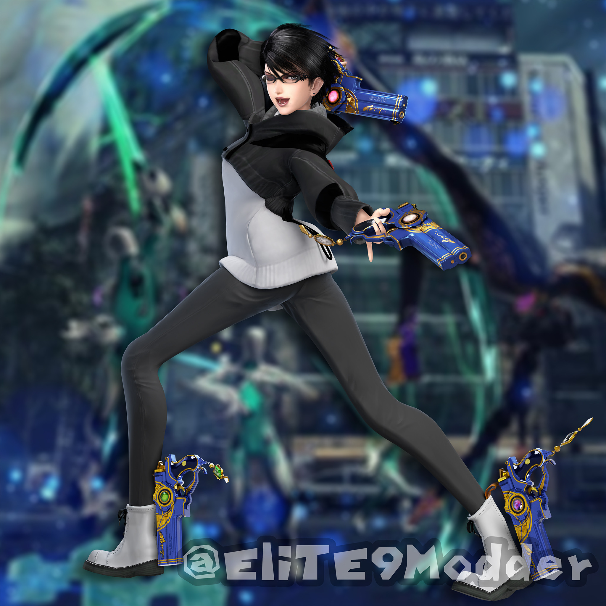 Inkling Fashion Bayonetta Mod for Super Smash Bros. Ultimate | SSBU Mods