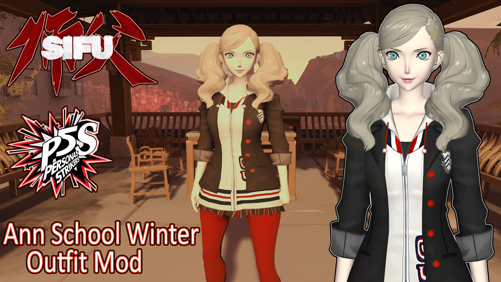Sifu Persona 5 Ann School Winter Outfit Mod Mod for Sifu | Sifu Mods