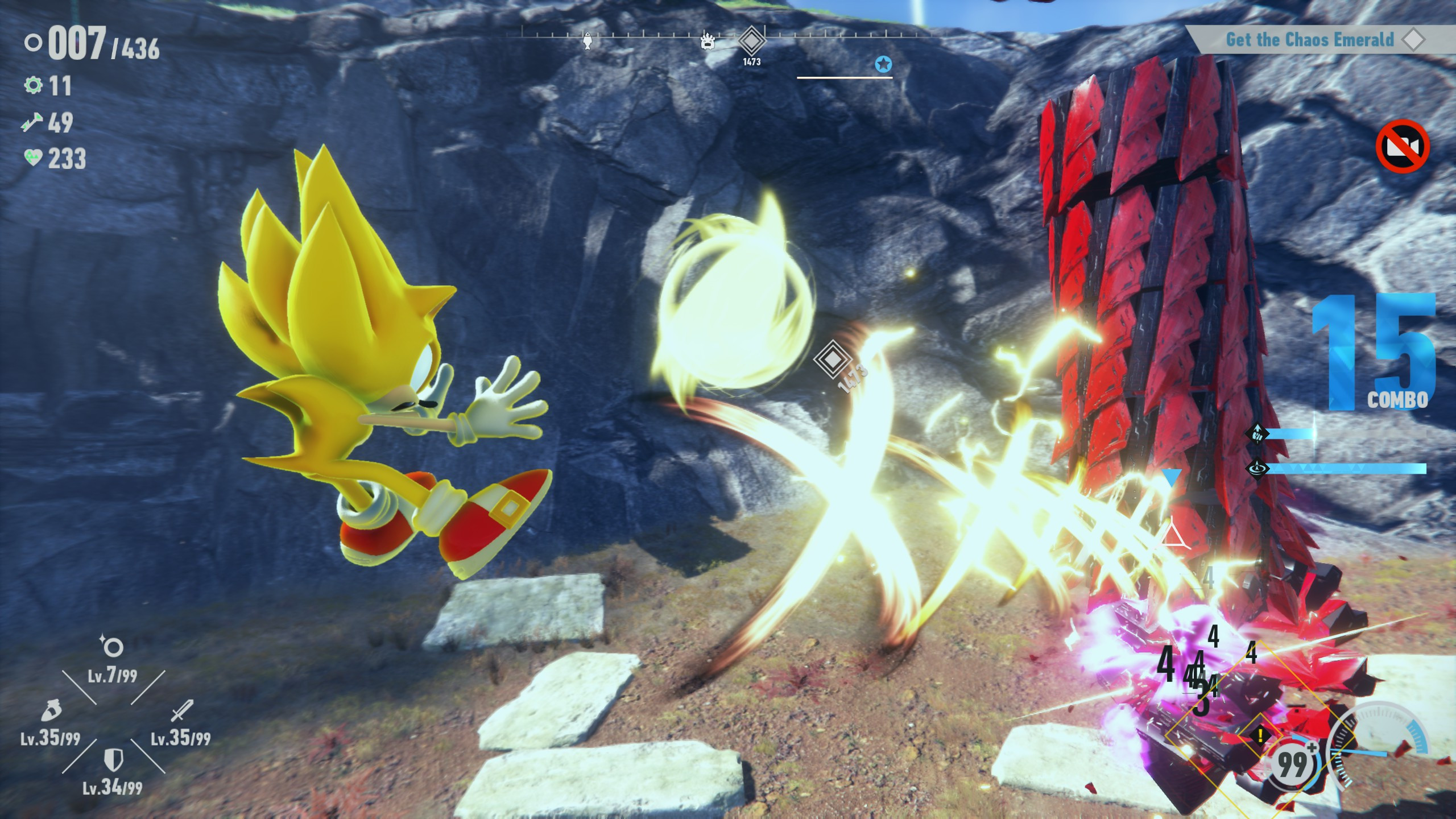 Super/Hyper Sonic Faithful (flying+custom physics) [Sonic Frontiers] [Mods]